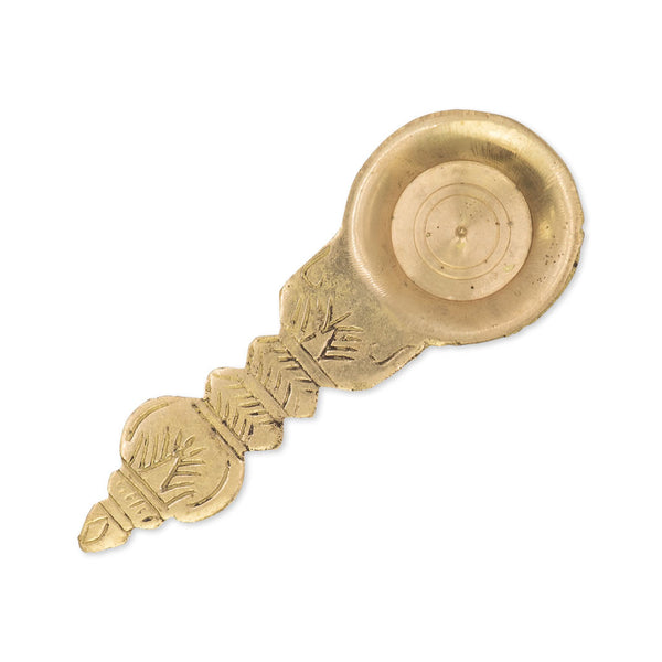 Brass Camphor Spoon (Flat) - The Amma Shop